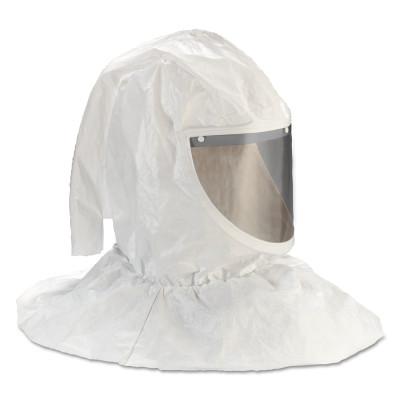 3M™ H-400 Series Hoods and Head Covers, w/Visor, Collar & Hardhat, H-4 ...