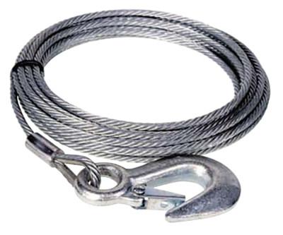 Dutton-Lainson® 1/4"X25' WINCH CABLE W/HOOK, 6520 – AMMC