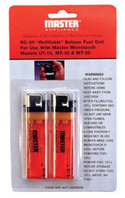 Master Appliance Refillable Butane Fuel Cells, for MT-11 Microtorches ...